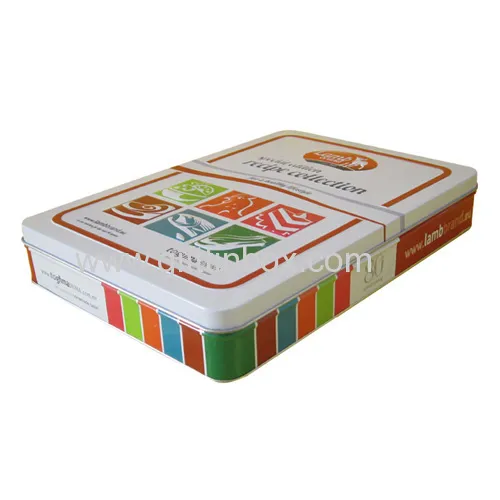 Rectangular Biscuit Tin Box , High Quality Rectangular Biscuit Tin Box ...