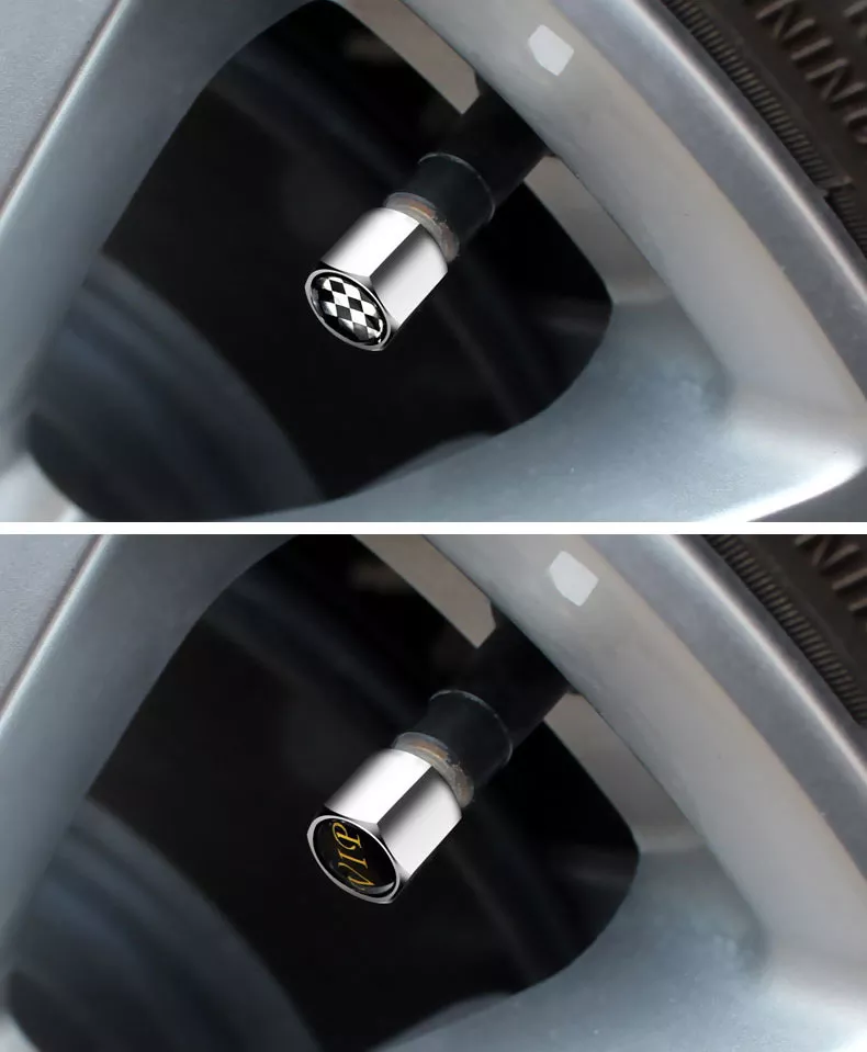 Auto Universal Black Anti-theft Valve Cap, High Quality Auto Universal ...