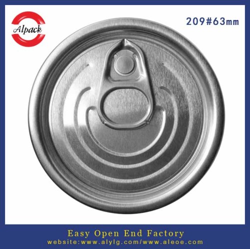 209 Aluminum Easy Open Can End For Fruit Canning, High Quality 209 ...