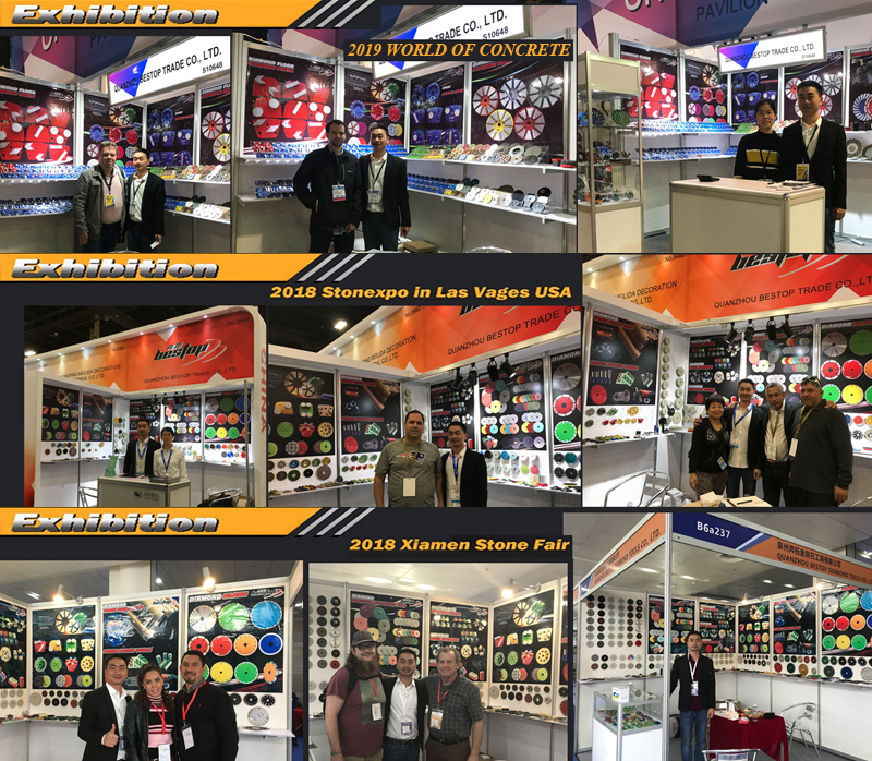 Diamond Concrete Grinding Pucks With Hook And Loop Backing 3\, High ...