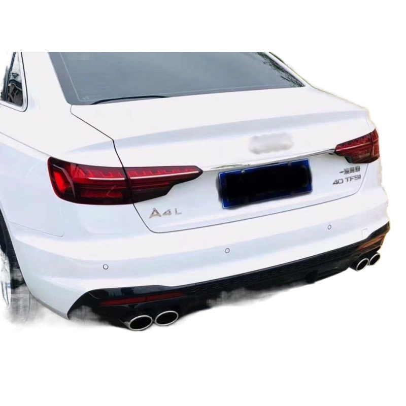 2020-2021 Audi S4 Rear Diffuser With Tailpipe For A4 Sports Version ...