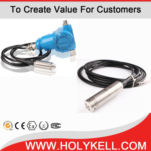 Hpt604 4-20ma Hydraulic Submersible Water Liquid Level Sensor, High ...