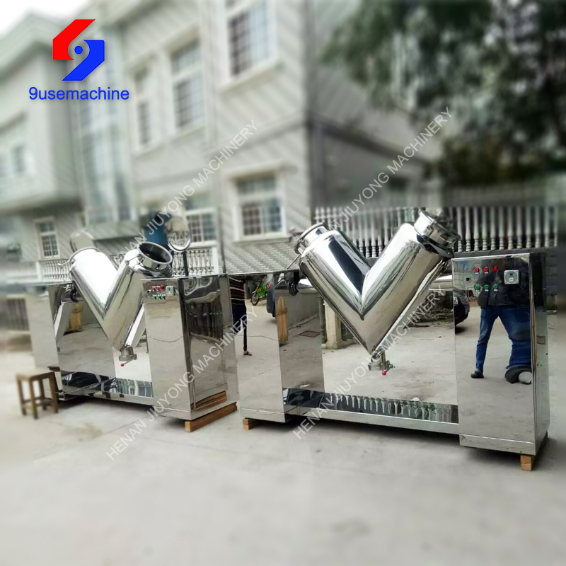 V Type Mixer For Dry Powder Raw Material Mixing Equipment, High Quality ...