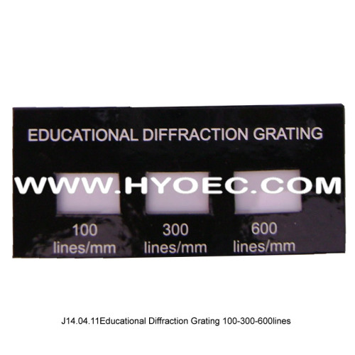 Educational Diffraction Grating 100 300 600lines J14 04 11 High