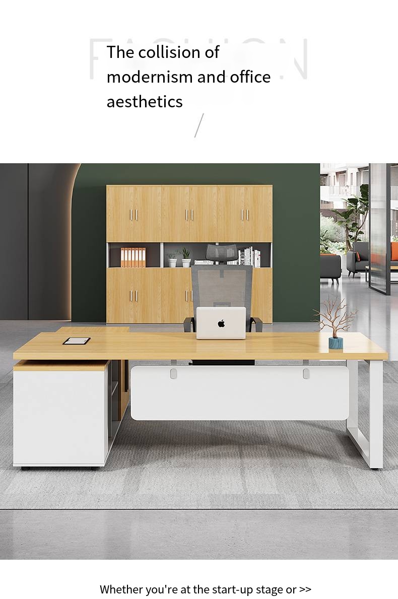 Modern Boss Desk: Executive Office Table For Boss Workspace, High ...