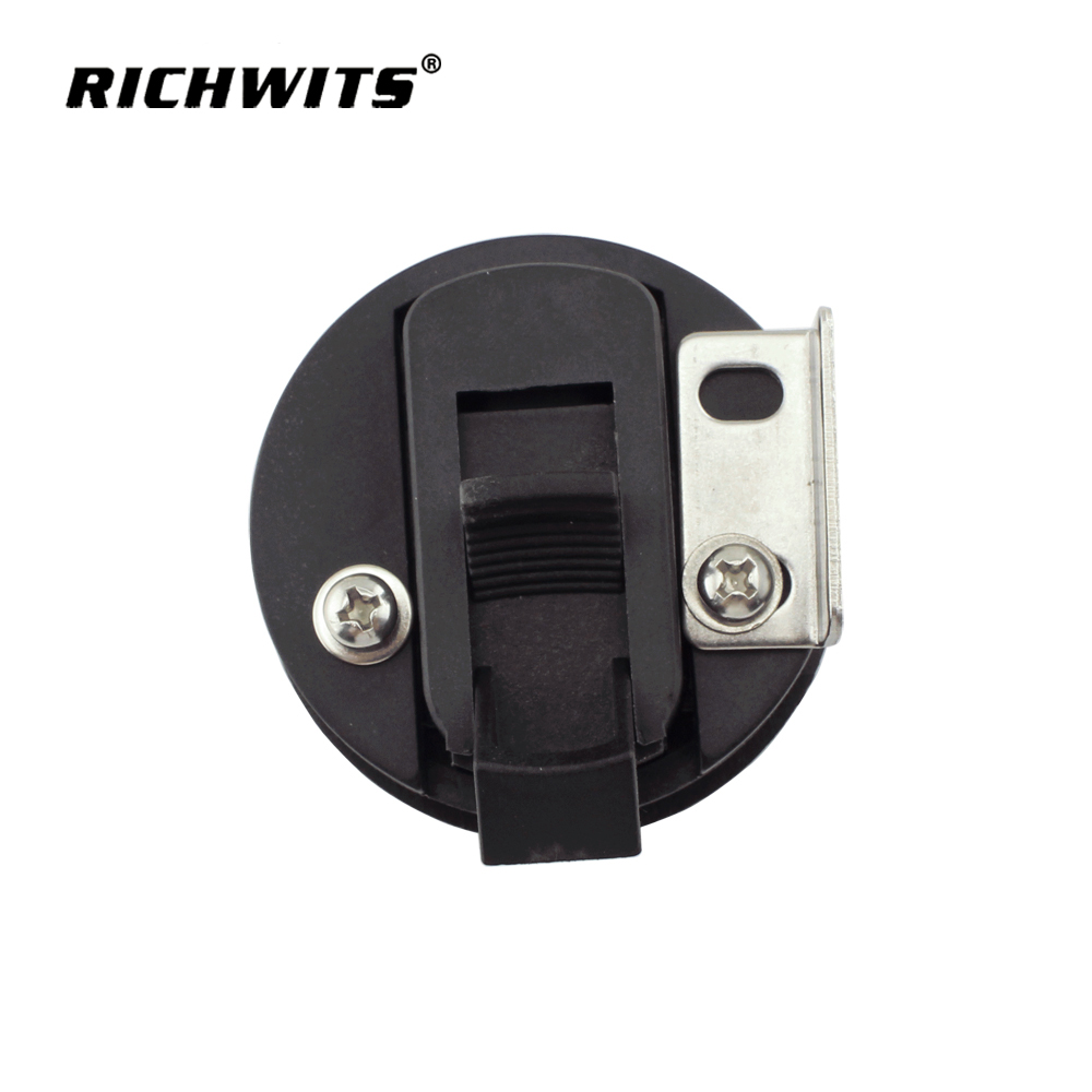 2 Inch Black Locking Flush Pull Slam Latch Hatch Lift With Key For ...