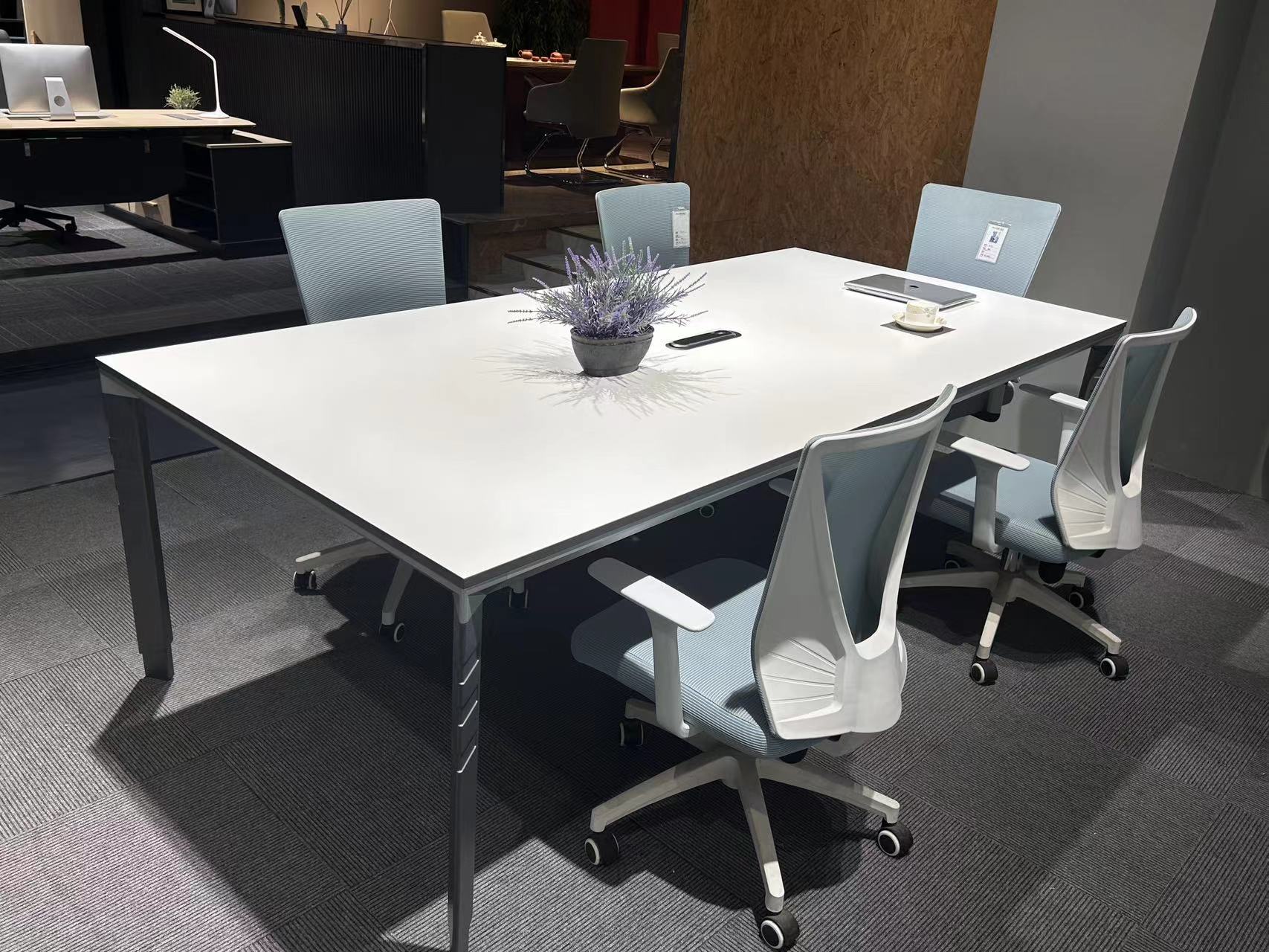 L-shaped Luxury Office Desk Design For Conference Tables And Meetings ...