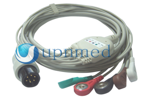Universal One Piece 5-lead Ecg Cable With Leadwires, High Quality ...