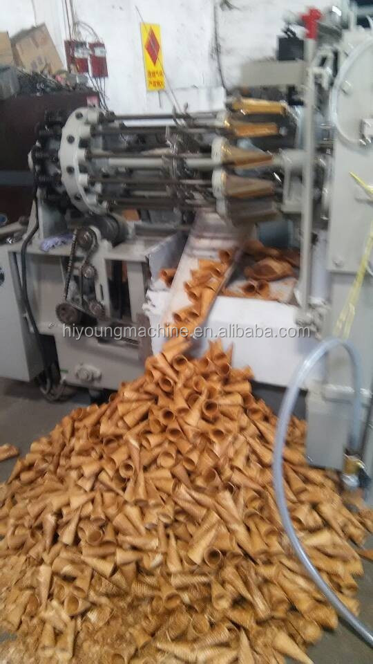 Automatic Ice Cream Cone Wafer Making Machine, High Quality Automatic ...