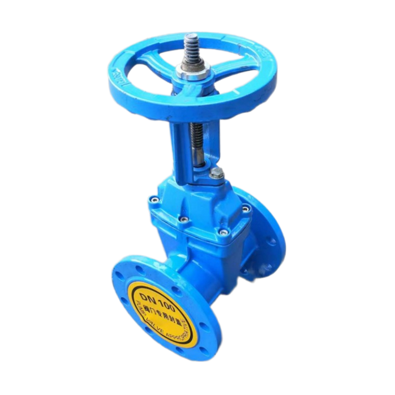 Sluice Valve Dn50 Pn16 Flanged Soft Seal Open Rod Sliding Gate Valve In ...