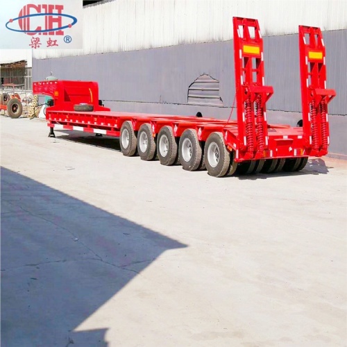 5 As 100 Ton Trailer Truk Lowbed, kualitas tinggi 5 As 100 Ton Trailer ...