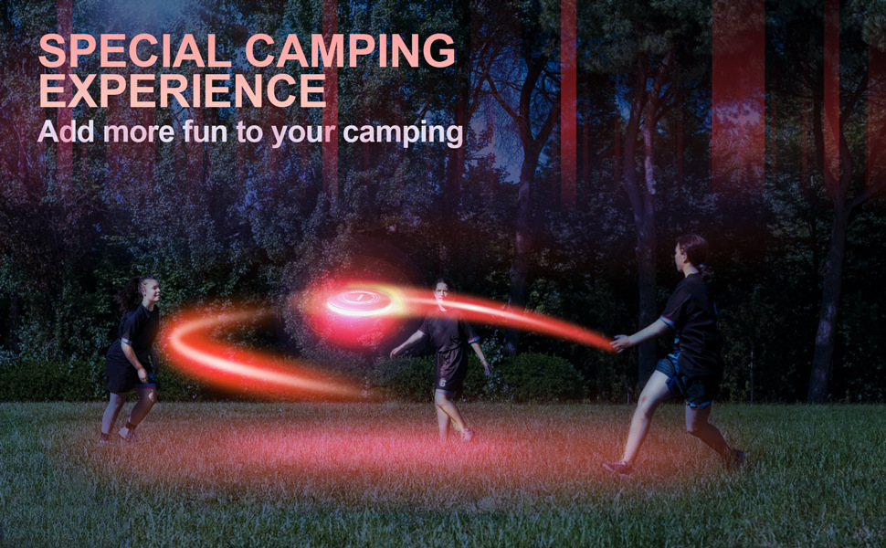 Ultimate Led Glow Frisbee: 360 Leds Custom Flying Disc For Bright ...