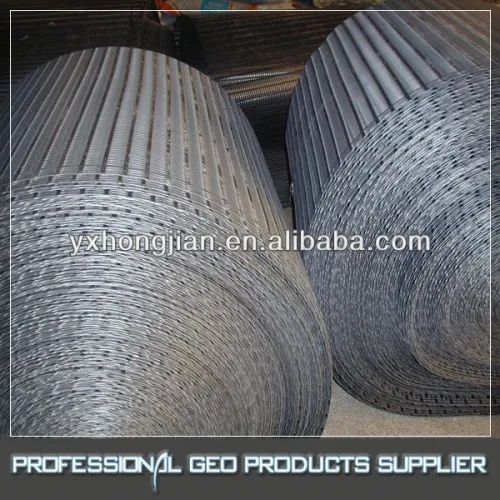 Uniaxial Tension Geogrid Uniaxial Plastic Geogrid For Soil Retainer ...