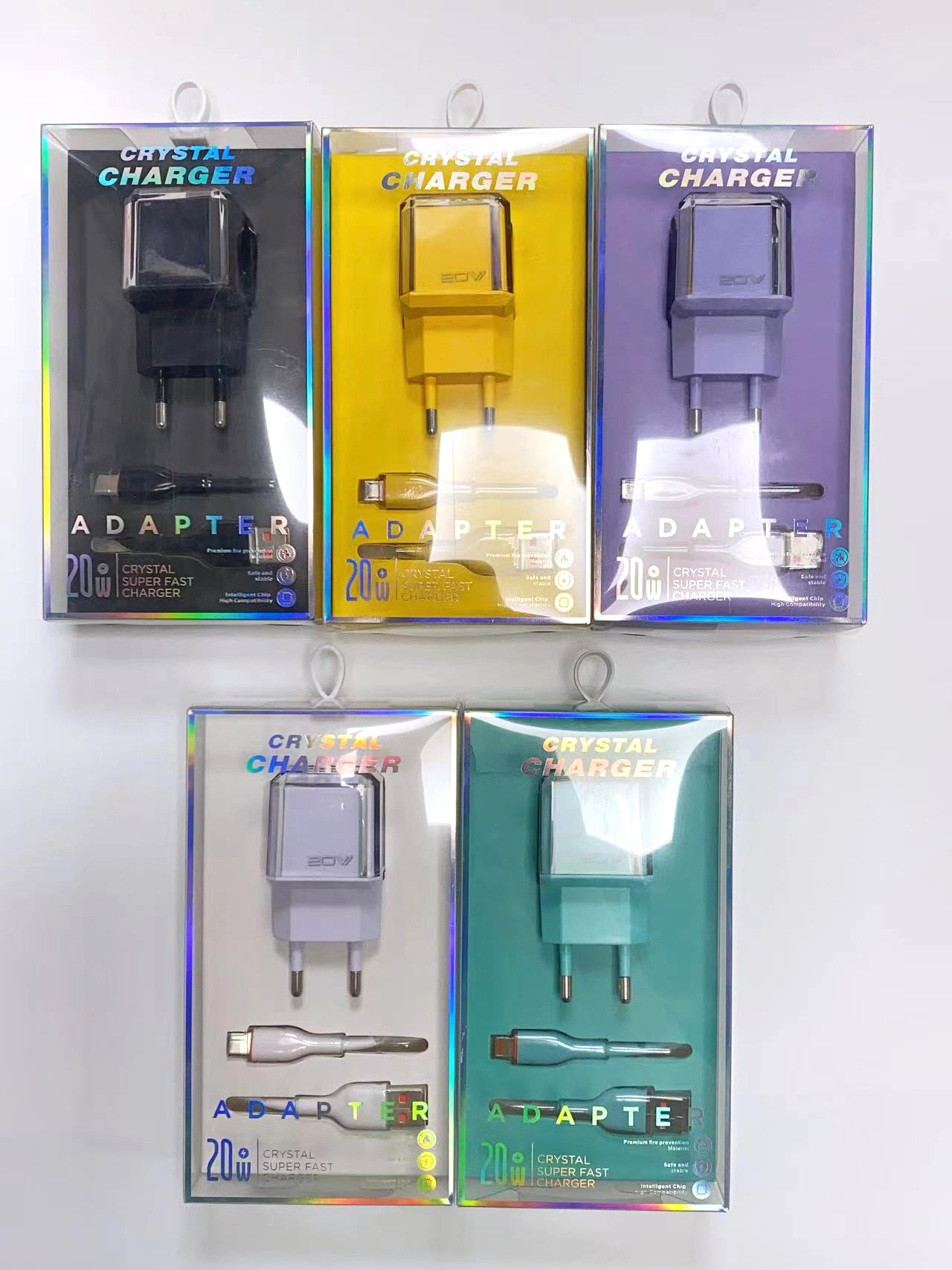 Transparent Macaron Wall Charger Pd 20w Eu - Fast Charging For Multiple ...