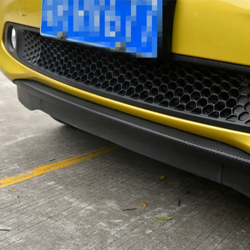 Car Front Bumper Sticker Carbon Fiber Exterior Decoration For Mercedes ...