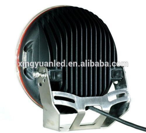 Red Round 9'' 96w S Led Driving Flood Work Light 4wd Offroad Vs Hid ...