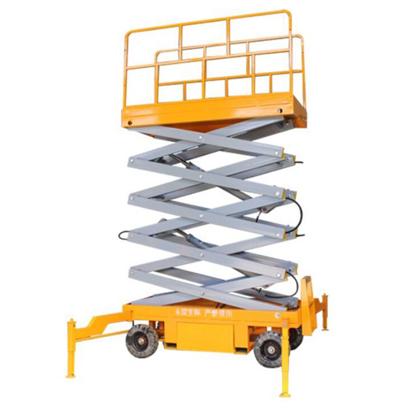 Ce Approved 14m Electric Construction Lift Platform Hydraulic Mobile ...