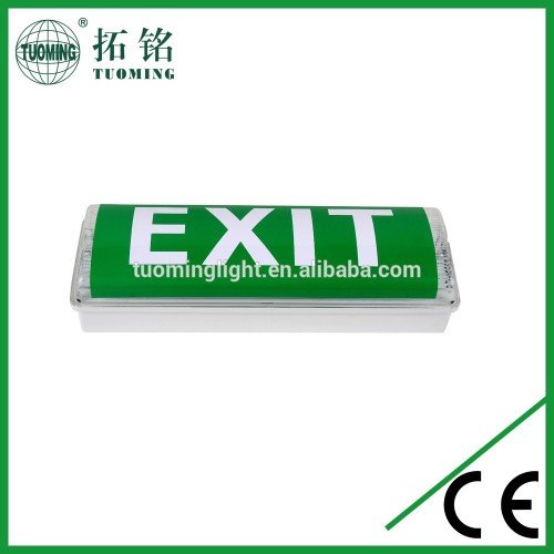 Fire Safety Green Emergency Exit Sign Bulkhead, High Quality Fire ...