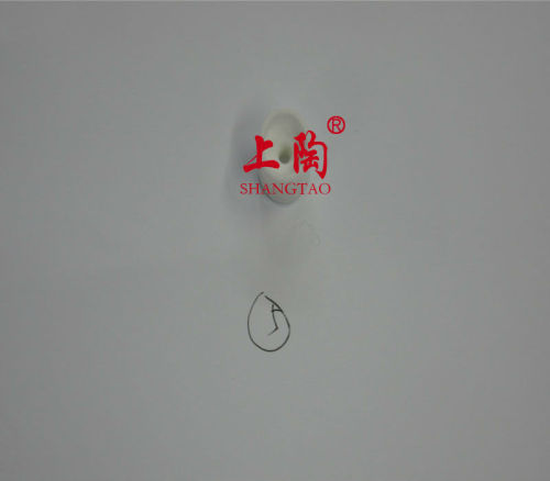 Alumina Ceramic Flanged Eyelet Wire Guide, High Quality Alumina Ceramic ...