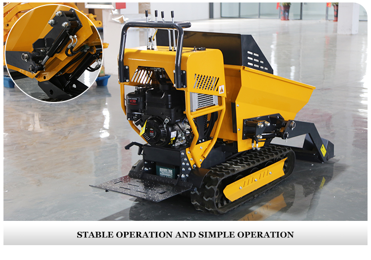Self Loading Mini Dumper 500 Kg - Small Crawler Tracked Dumper ...