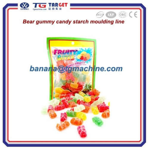 Bear Gummy Candy Starch Moulding Line, High Quality Bear Gummy Candy ...