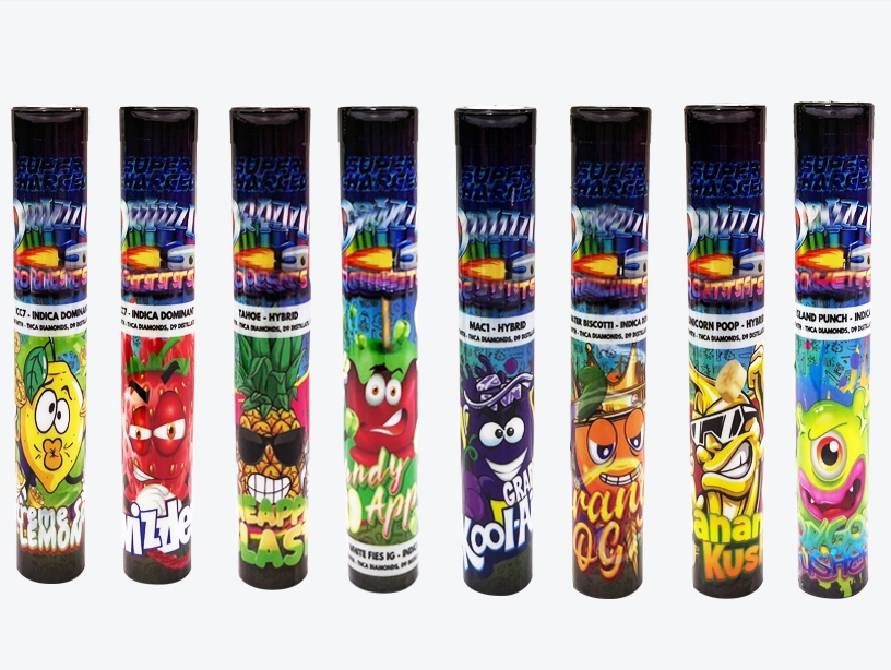 Shrink Wrap Band Shrink Label For Pre-roll Tubes, High Quality Shrink ...