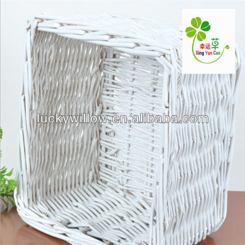 White Wicker Storage Basket, High Quality White Wicker Storage Basket ...