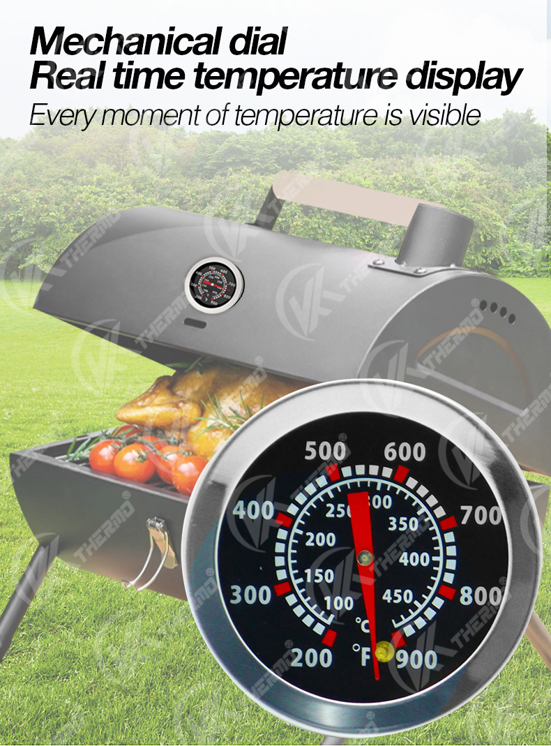 Professional Dial-type Stainless Steel Bbq Thermometer For Grills ...