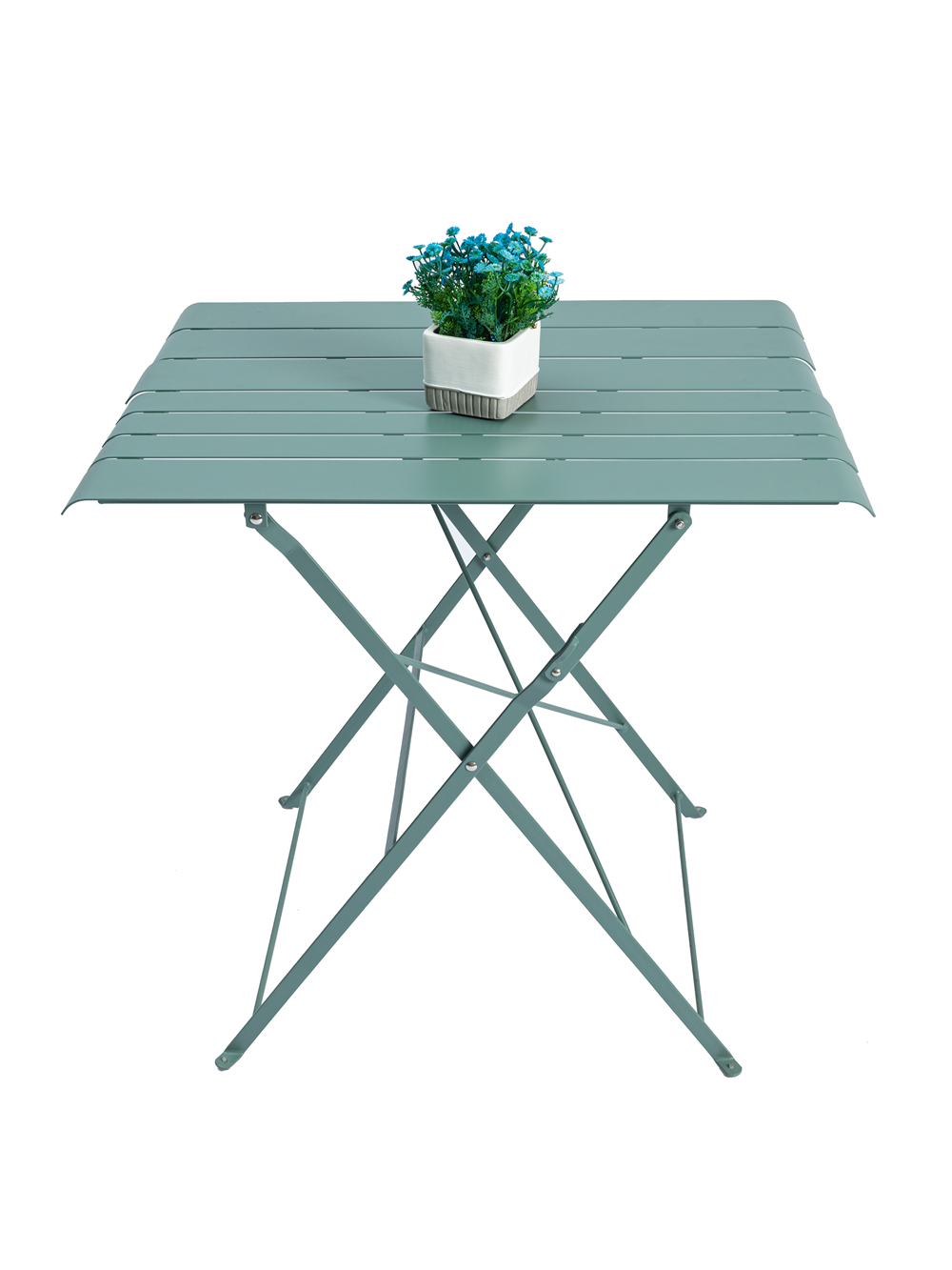 71*52cm Metal Rectangle Folding Slat Table, High Quality 71*52cm Metal ...