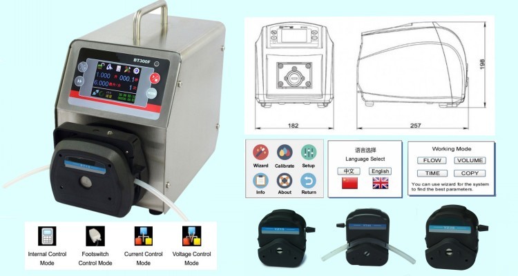 Medical Touch Screen Intelligent Dispense Peristaltic Pump, High ...