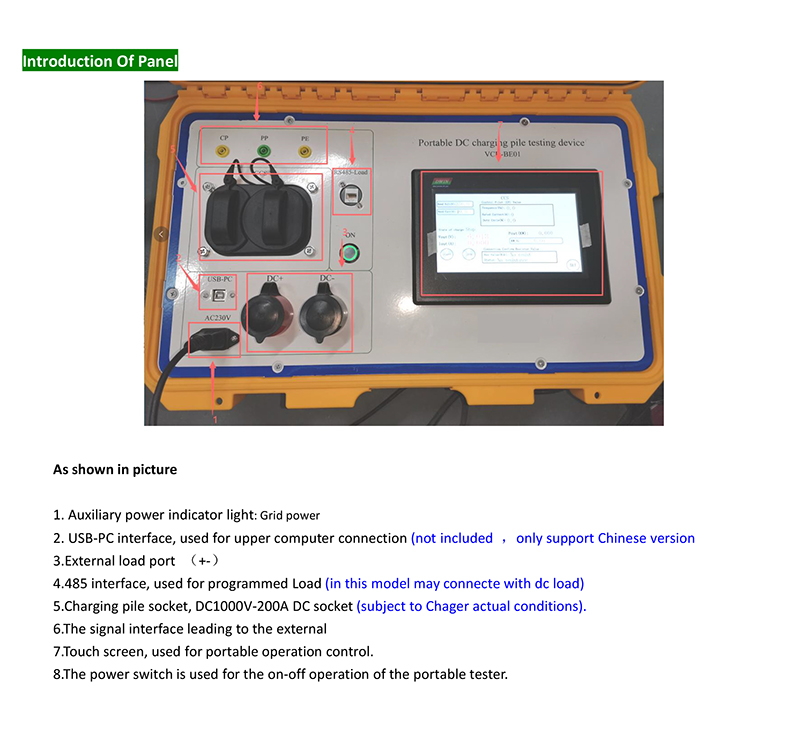 CCS2 CCS1 Ev Charging Station Tester Simulator China Manufacturers ...