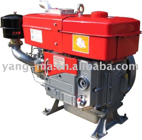 R175 6.6hp Single Cylinder 4 Stroke Diesel Engine, High Quality R175 6 ...