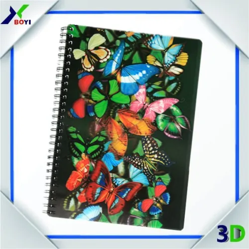 Popular Lenticular Spiral Lenticular Cover Notebook/3d Lenticular ...