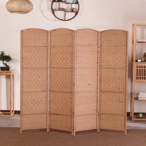 Paper Rope Weaving Screen Diamond Weave Fiber Room Divider, High ...