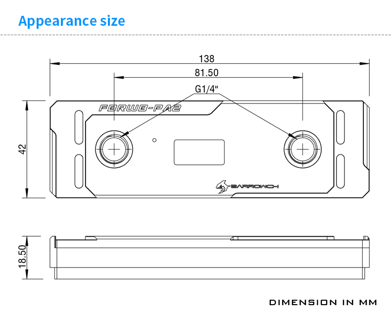 Barrowch Multimodal Ram Water Block Kits With Color Screen Edition ...