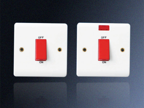 45a 1 Gang Double Pole Switch, Single Plate, High Quality 45a 1 Gang ...