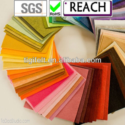 100% Needle Punched Polyester Felt For Craft 1mm, High Quality 100% ...