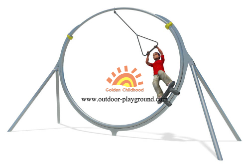 Steel Dynamic Sliding Round Playground Playground Equipment, High ...