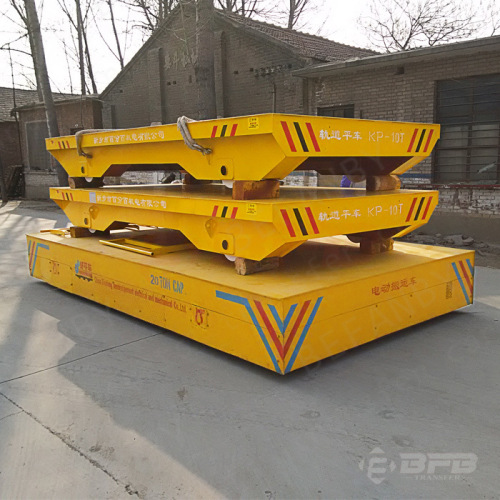 Heavy Duty Electric Driven Transfer Vehicle On Cement Floor, High ...