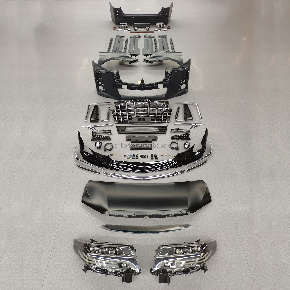 Car Body Kit Alphard 20 Series Parts For Toyota Alphard 2008-2014 ...