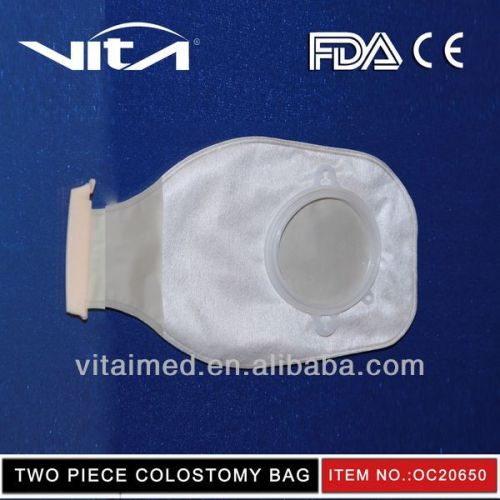 Medical Two Piece Colostomy Bag For Adult Use With Clip, High Quality ...