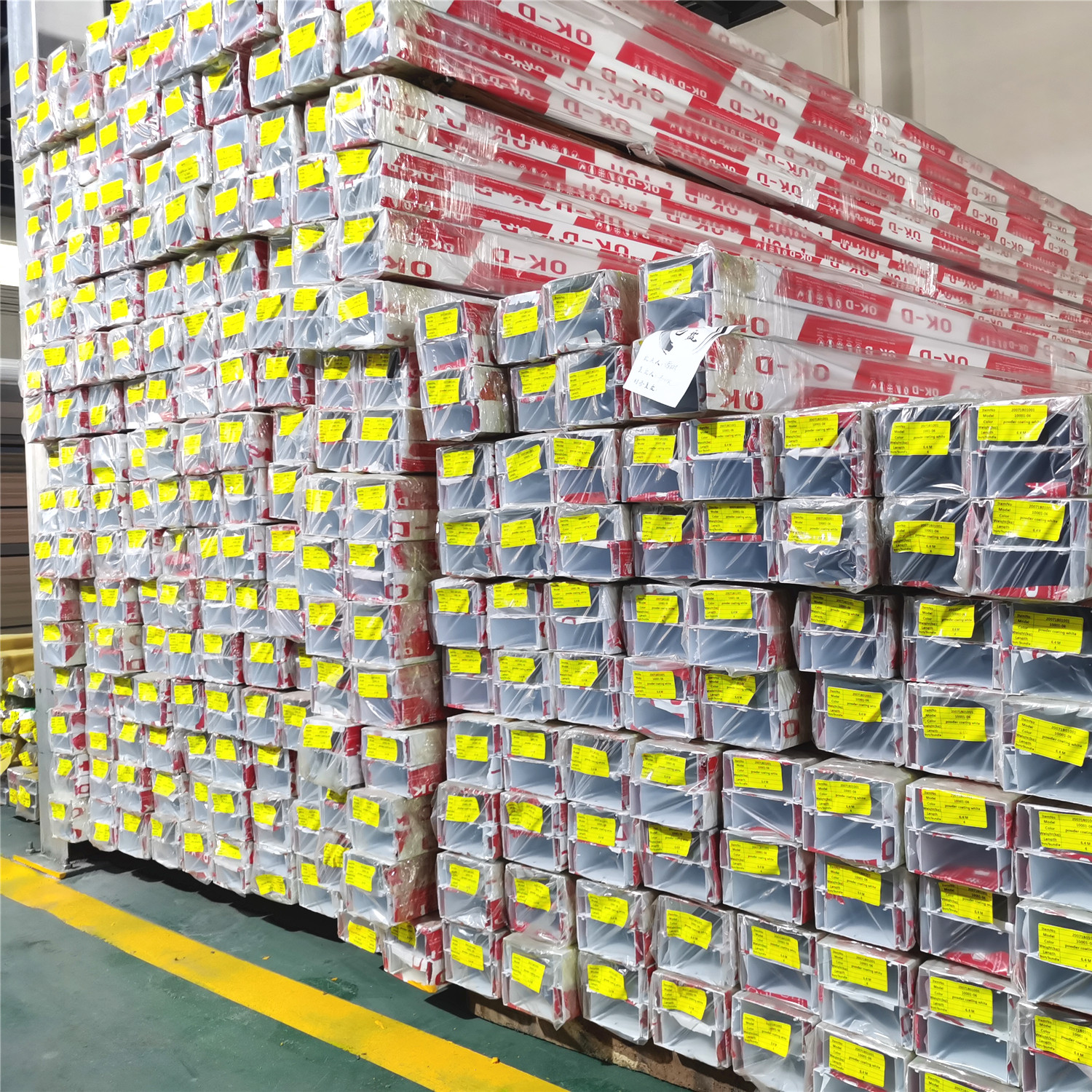 How to package aluminium profile for transportation?