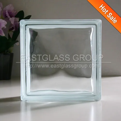 Clear Cloudy Glass Block, Clear Cloudy Glass Brick, High Quality Clear ...