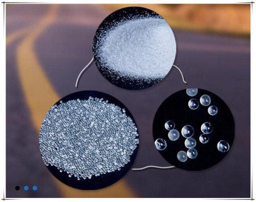 Reflective Glass Beads Pavement Markings, High Quality Reflective Glass ...