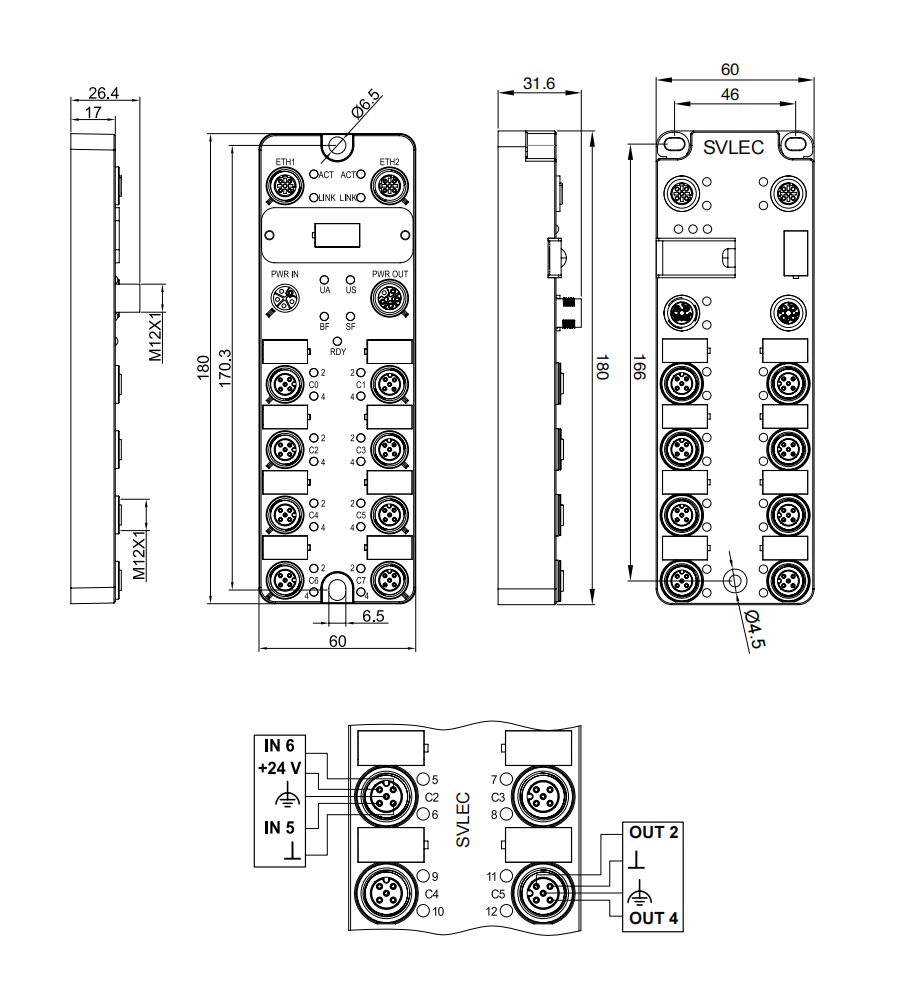 16do Metal I/o Remote Module For Ethercat, High Quality 16do Metal I/o ...
