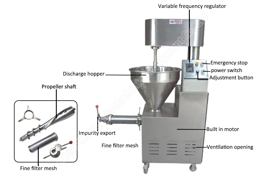 Automatic Strainer For Fish Surimi Impurities - 100-300kg/h Capacity ...