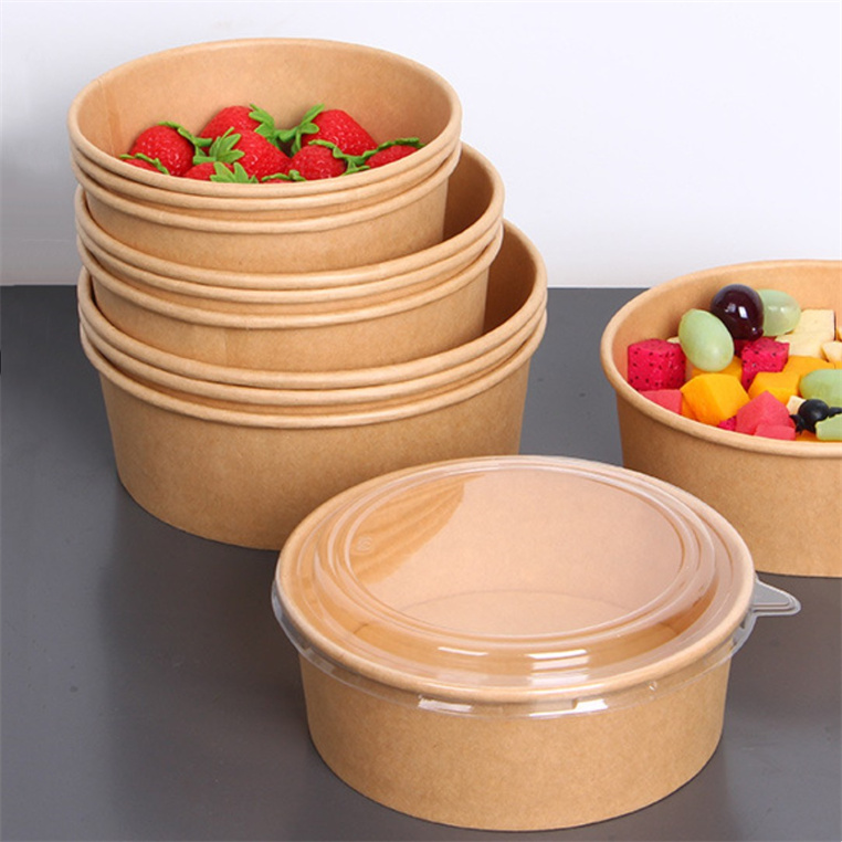 Paper Bowl Picnic Restaurant Takeaway Dinner Salad Bowl, High Quality ...