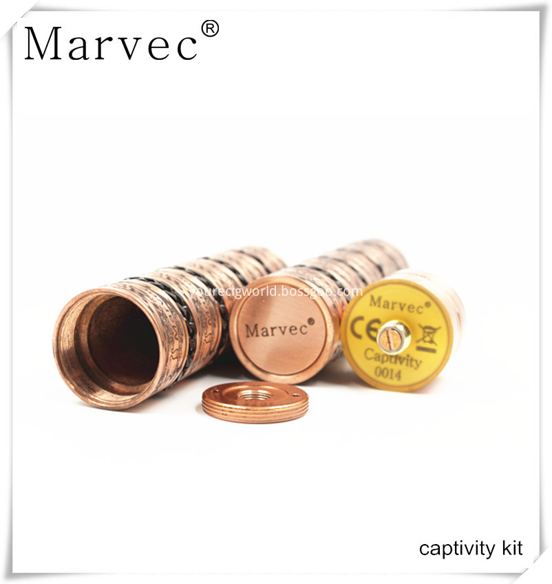 Marvec Captivity วัสดุทำจากทองแดงชุดบุหรี่อิเล็กทรอนิกส์ คุณภาพสูง ...