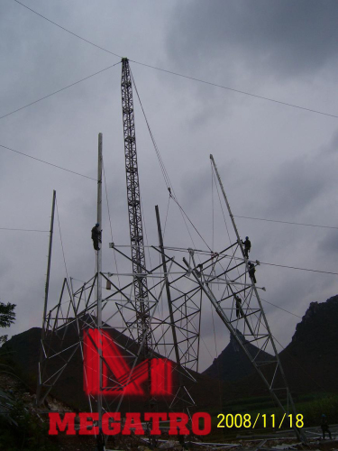 800kv Power Transmission Line Angular Steel Tower, High Quality 800kv ...