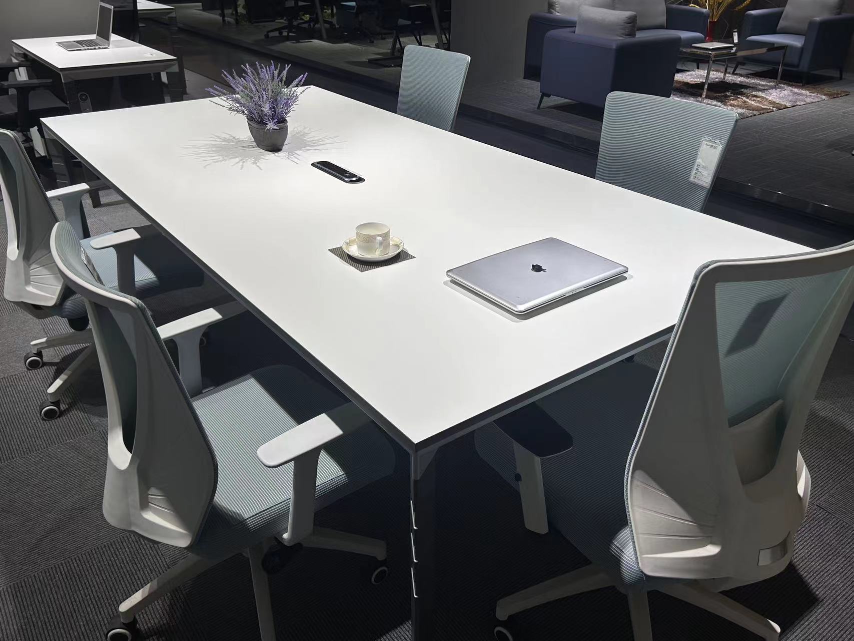 L-shaped Luxury Office Desk Design For Conference Tables And Meetings ...